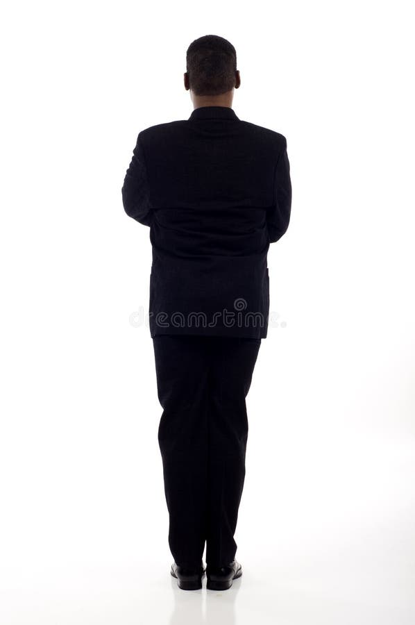 Man Back View stock photo. Image of length, standing - 21822996