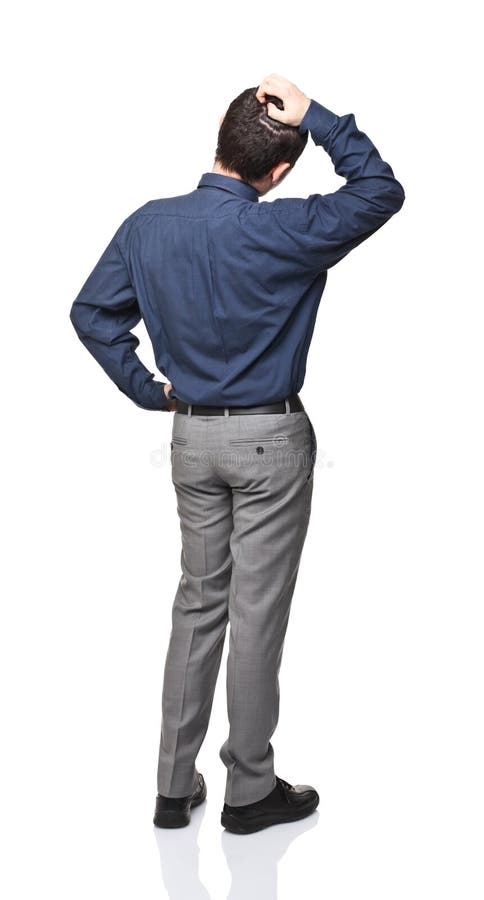 Man back view stock image. Image of people, vertical - 29319083