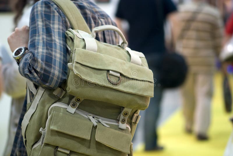 Man with a backpack stock photo. Image of hiker, backpack - 15105702