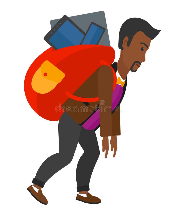 Sad Man Backpack Stock Illustrations – 480 Sad Man Backpack Stock ...