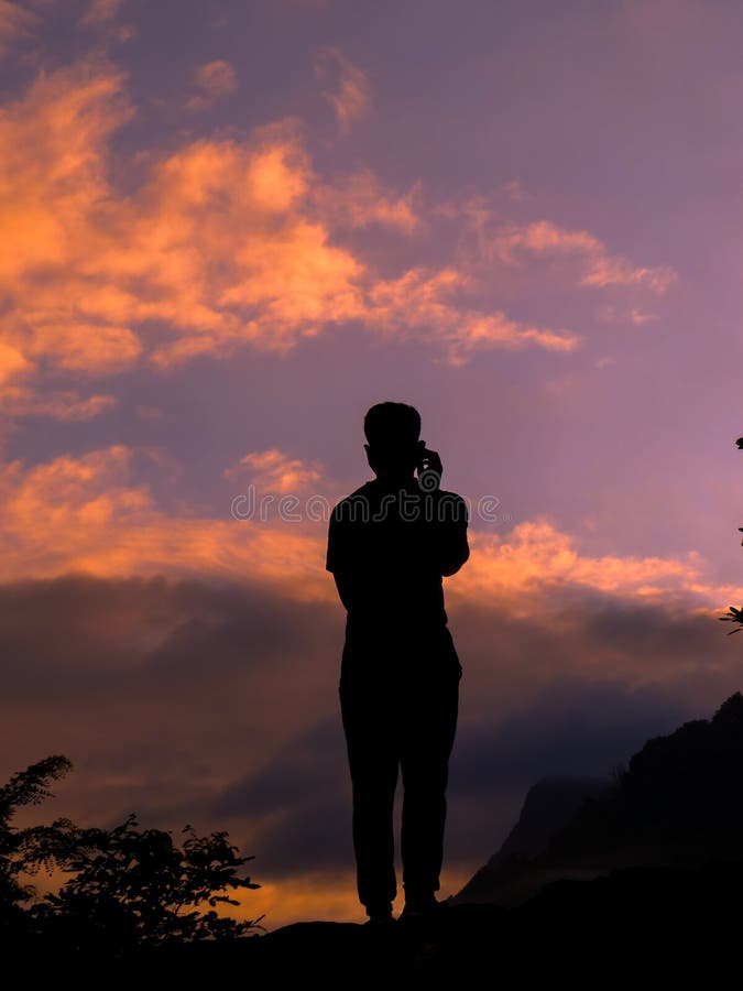 313 Silhouette Man Backside Stock Photos - Free & Royalty-Free Stock ...