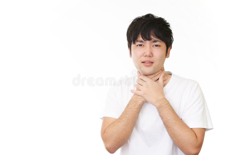 Man with a bad cold stock image. Image of medicine, japanese - 126919531