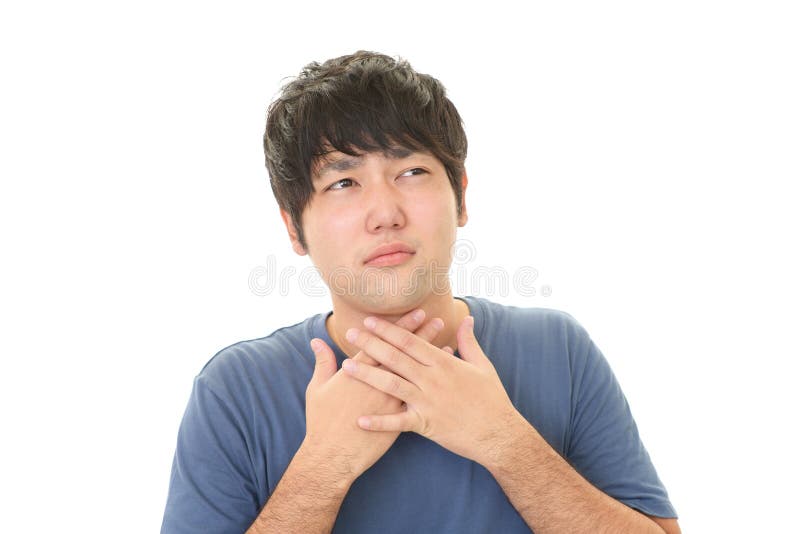 Man with a bad cold stock photo. Image of people, health - 109228770