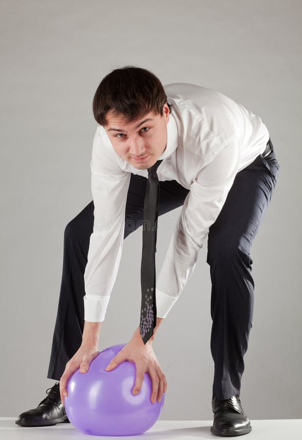 Man with the ball stock photo. Image of catch, human - 22964622