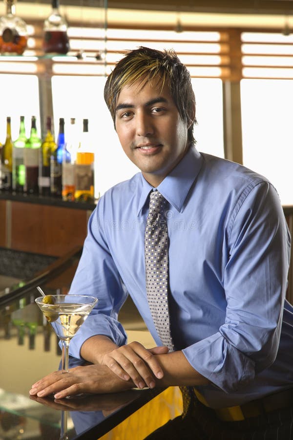 Man at bar. stock image. Image of drinking, businessman - 4244439