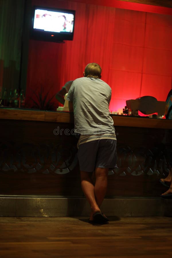 Man in bar stock photo. Image of looking, adults, occupation - 46349006