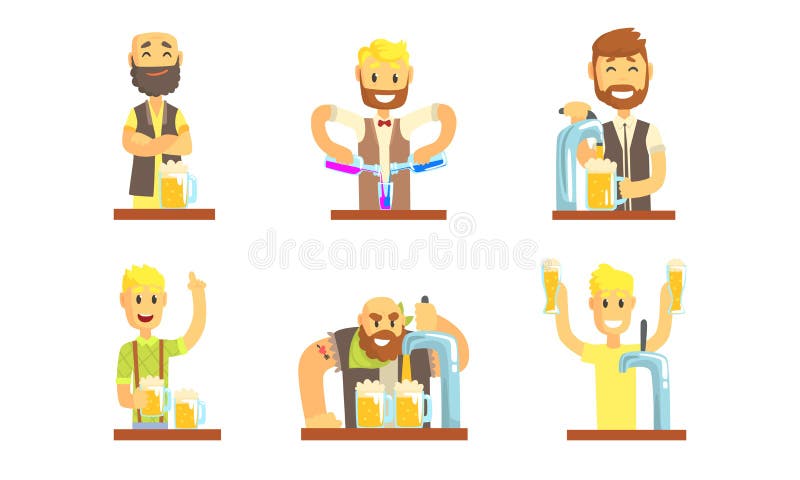 Barkeep Stock Illustrations – 290 Barkeep Stock Illustrations, Vectors ...