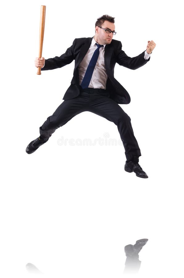 Man with baseball bat stock photo. Image of expression - 50790406