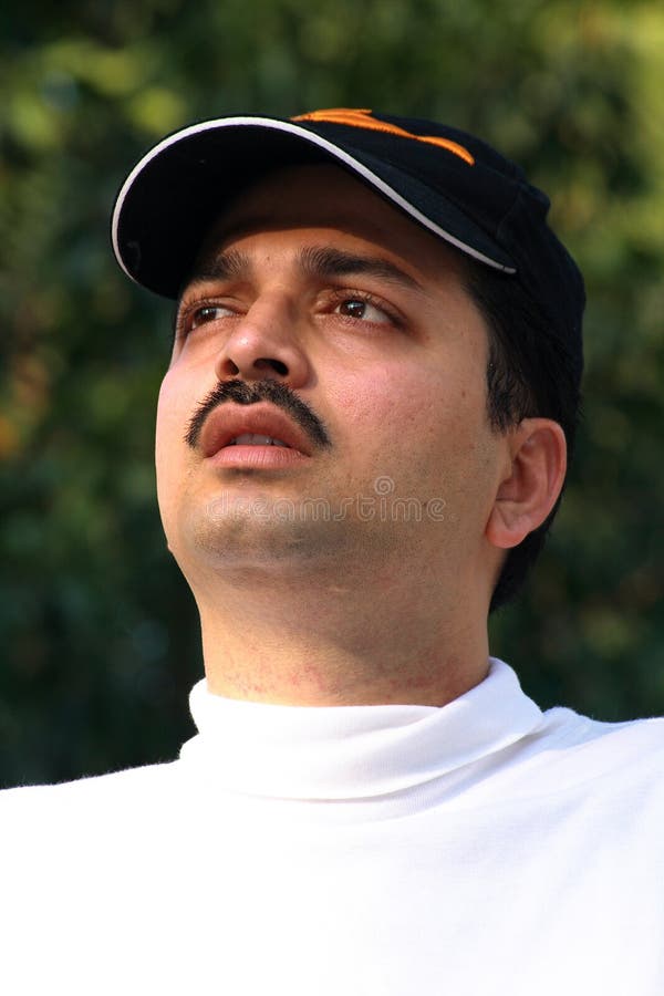 Man in baseball cap stock photo. Image of facial, baseball - 3754964