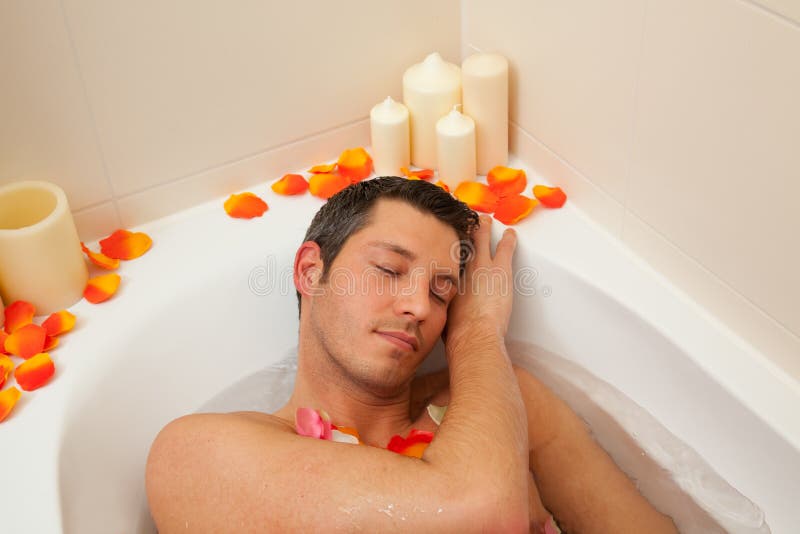 Man bath stock photo. Image of beautiful, male, bathtub - 9062738