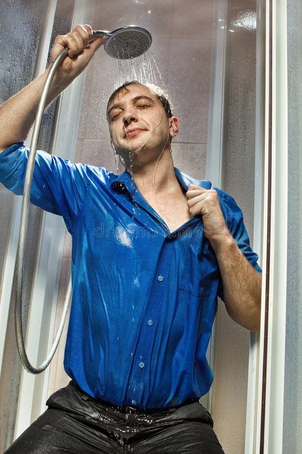 Man bathing stock photo. Image of care, health, beauty - 24758292