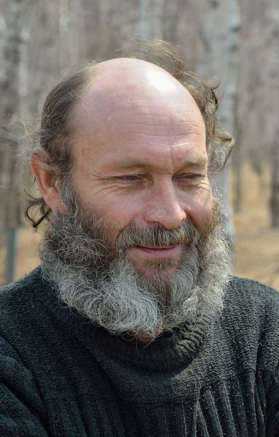 Man with beard 15 stock image. Image of outdoor, white - 26169909