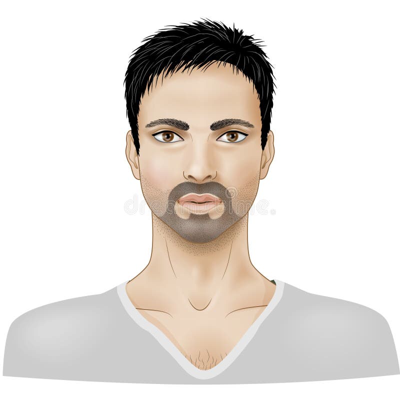 Beard Stubble Stock Illustrations – 360 Beard Stubble Stock ...