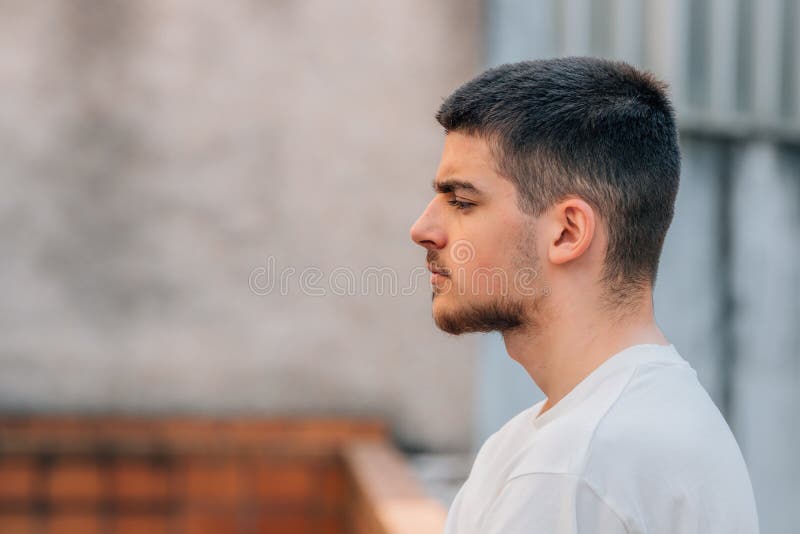 Man with Beard or Goatee on the Street Stock Photo - Image of stylish ...