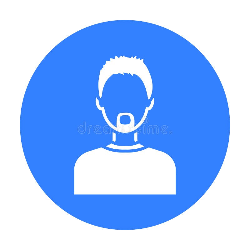 Man with a Beard Icon. Single Avatar, Icon from the Big Avatar Stock ...