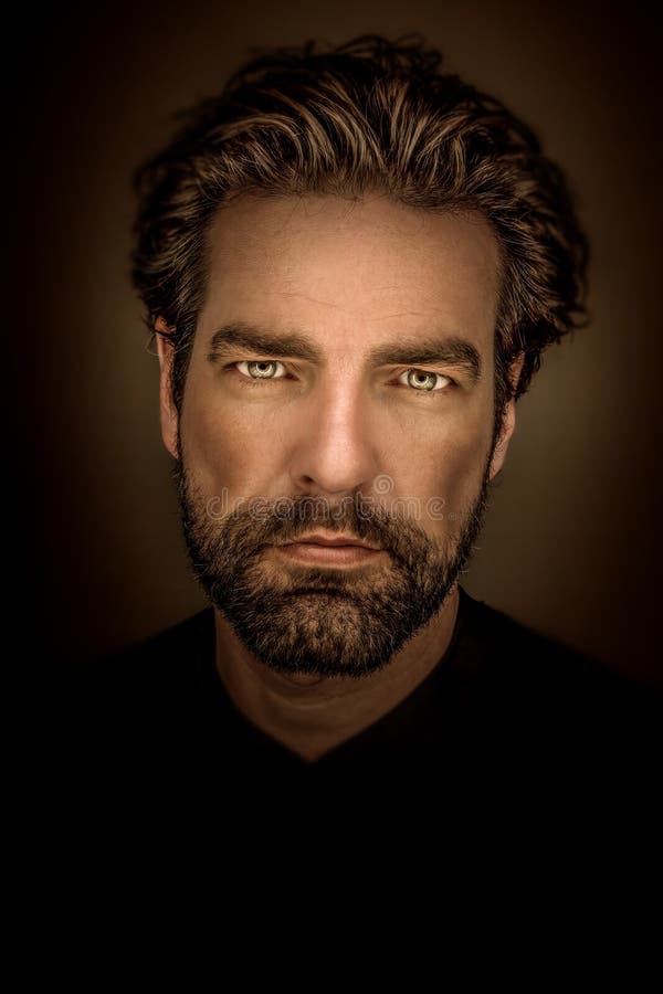 Man with beard stock image. Image of hair, casual, adult - 25080729