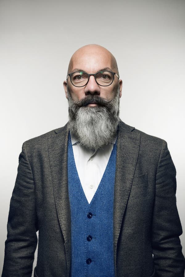 Man with beard stock image. Image of expression, adult - 82713589