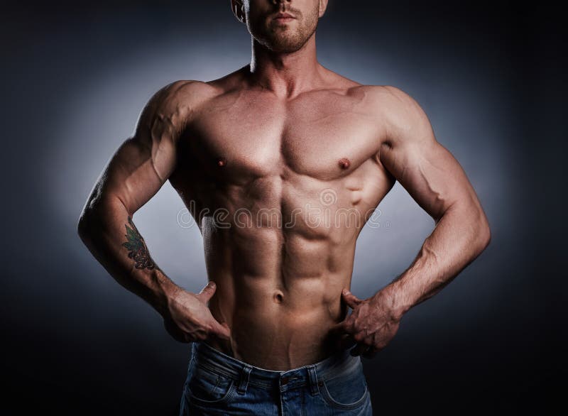 Man with beautiful torso stock photo. Image of adult - 68773952