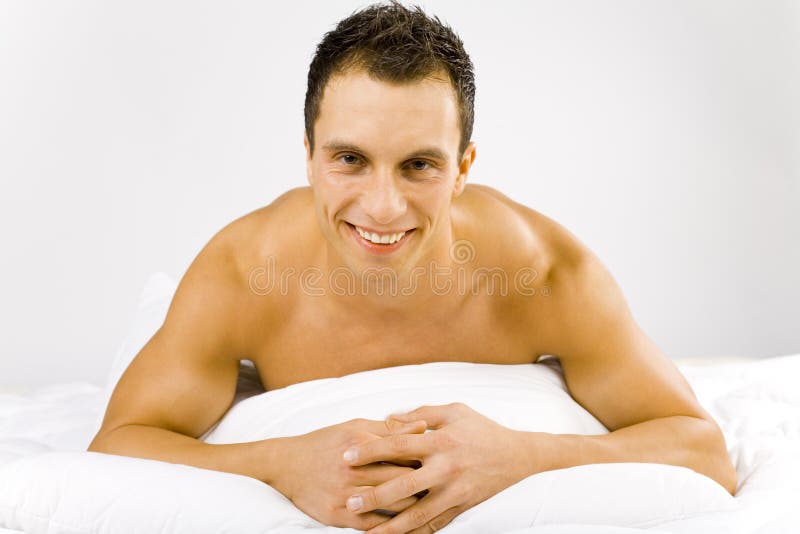 Front View of Man Relaxing in Spa Resort Stock Photo - Image of comfort ...