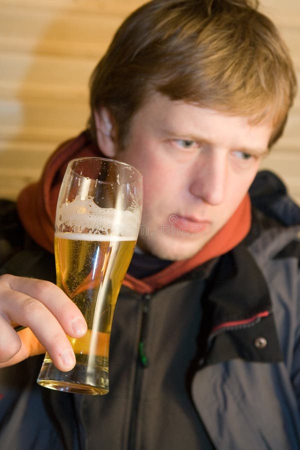 Man with beer stock image. Image of bloke, goblet, beaker - 2028469