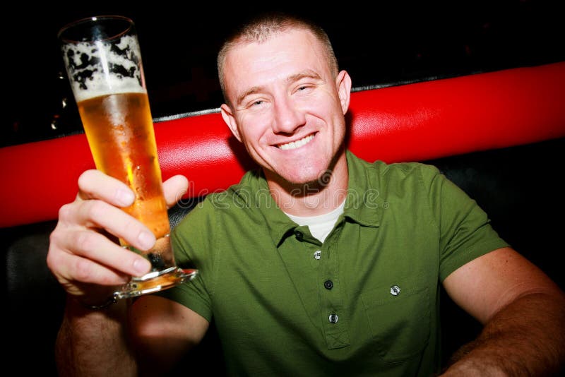 Man with Beer stock photo. Image of laughing, drunk, partying - 21357568