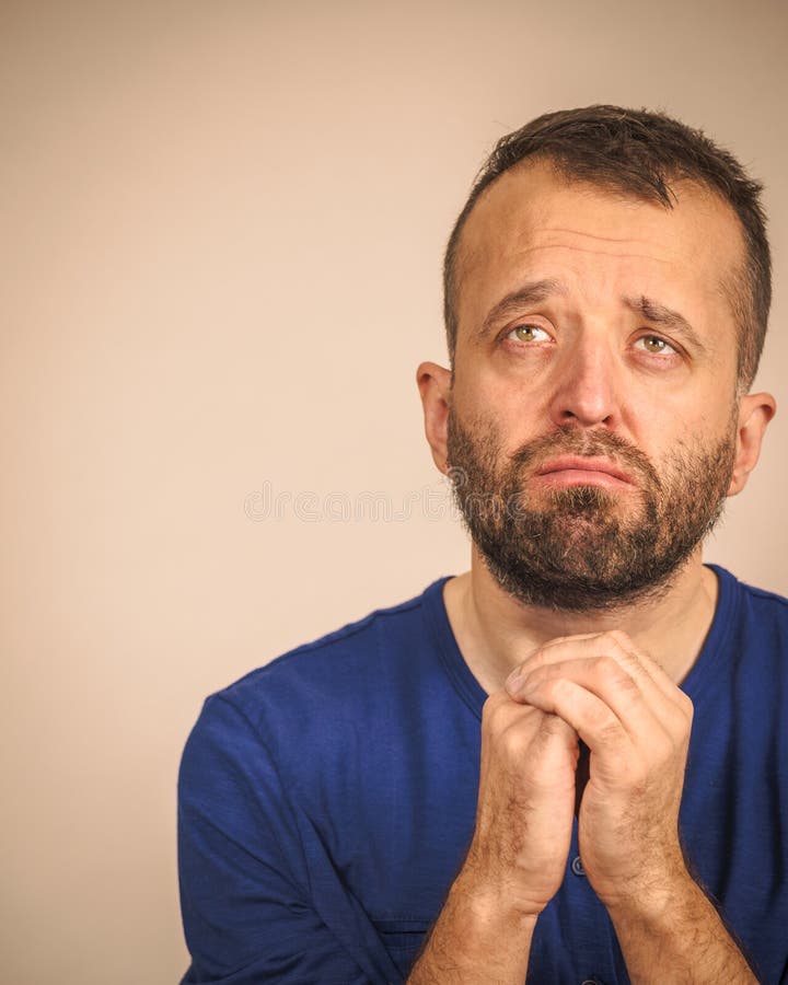 Man begging or apologizing stock image. Image of mistake - 162074235