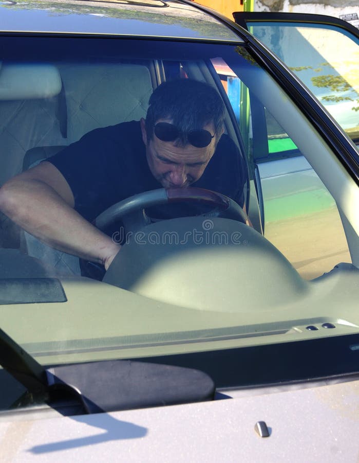 The man behind the wheel stock image. Image of driver - 44716913