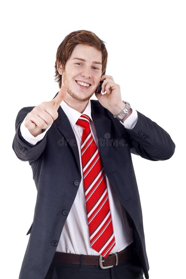 Man Being Positive stock image. Image of professional - 14036651