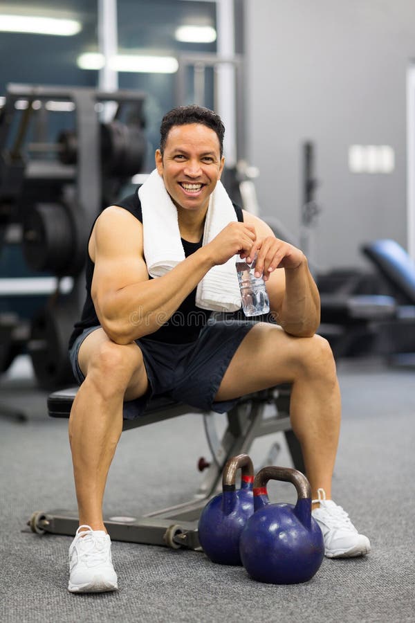 Man bench exercise stock photo. Image of handsome, bodybuilder - 47294930