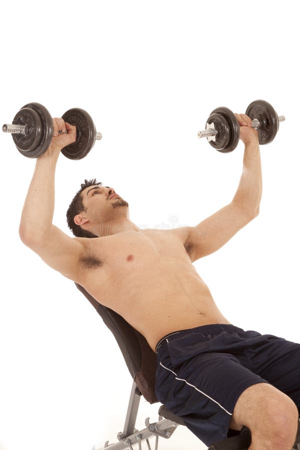 Man lifting weights stock image. Image of physical, club - 4415551