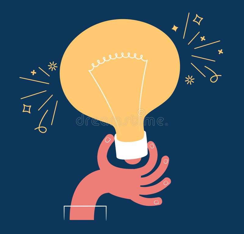 Brain and Connected Lightbulbs. Symbol of Creativity, Idea, Reason ...