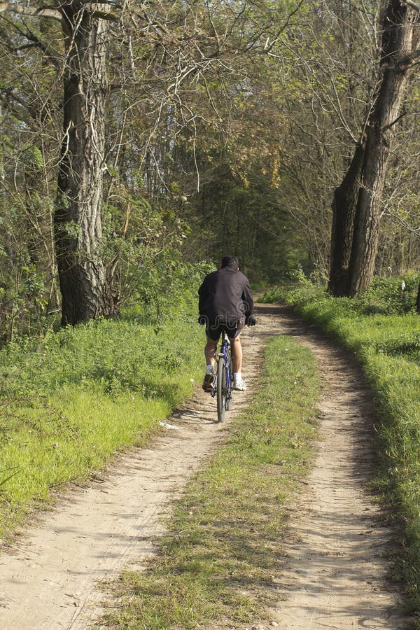 Man biking stock photo. Image of nature, cyclist, cycle - 27272898