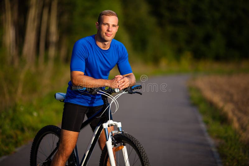 Man biking stock image. Image of recreation, adolescent - 55597107