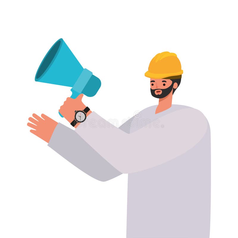 Safety Megaphone Stock Illustrations – 2,313 Safety Megaphone Stock ...