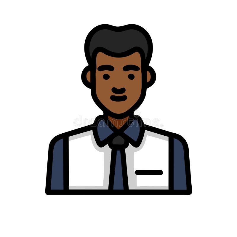 Man Black Icon Vector Illustration Stock Vector - Illustration of ...