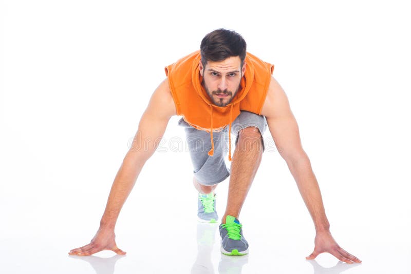 Man start running stock image. Image of goals, adult - 35362411