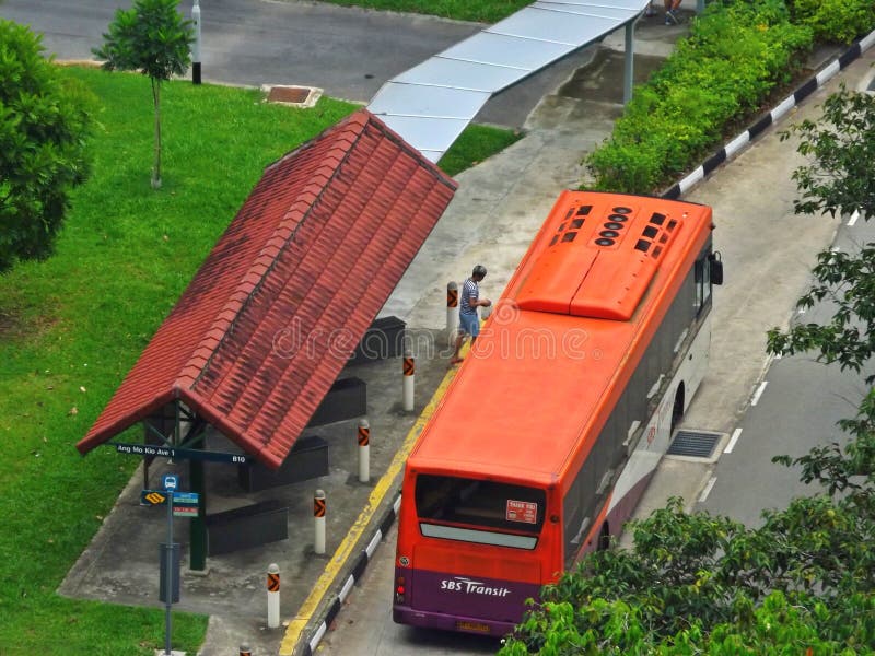Bus stop and barriers stock image. Image of safety, accident - 14382631