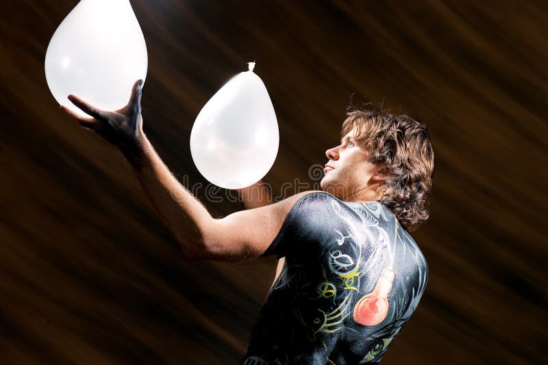 Body art on man s back stock photo. Image of back, heterosexual - 12376738