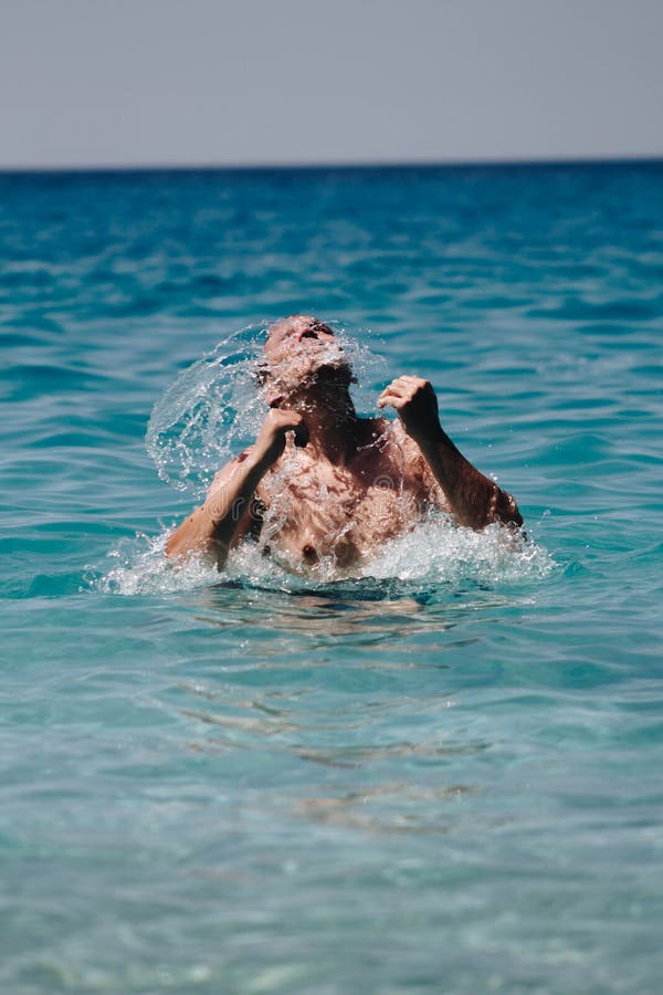 Man On Body Of Water Picture. Image: 116696112