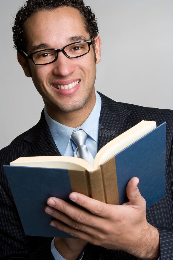 Man with Book stock photo. Image of ethnic, businessperson - 9051926