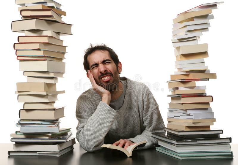 Man and book stock image. Image of reading, people, library - 9332175