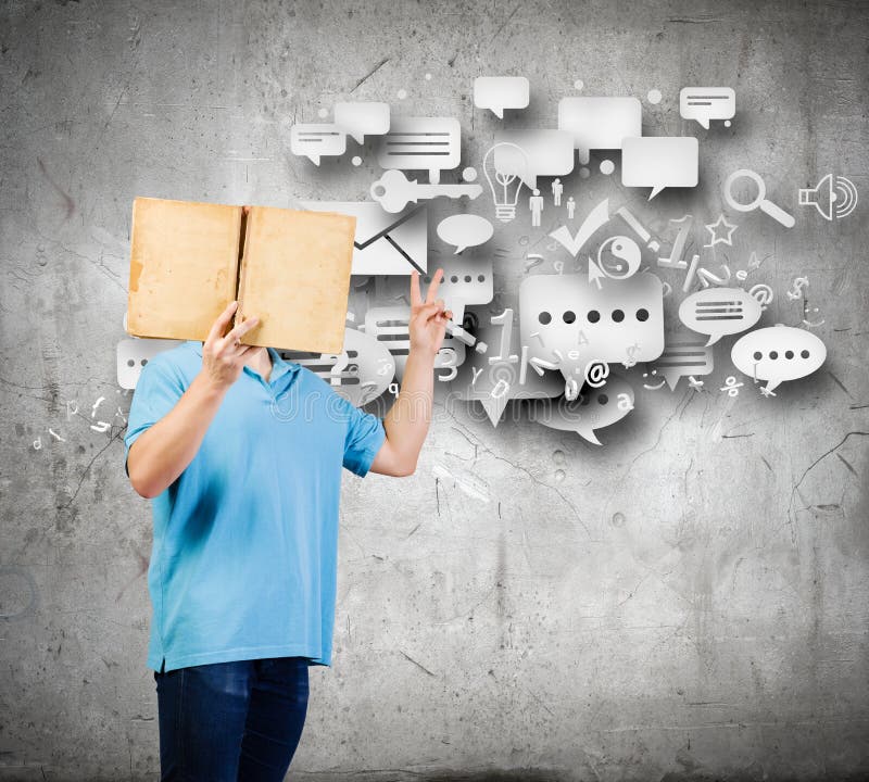 Man with book stock image. Image of caucasian, prepare - 45265087