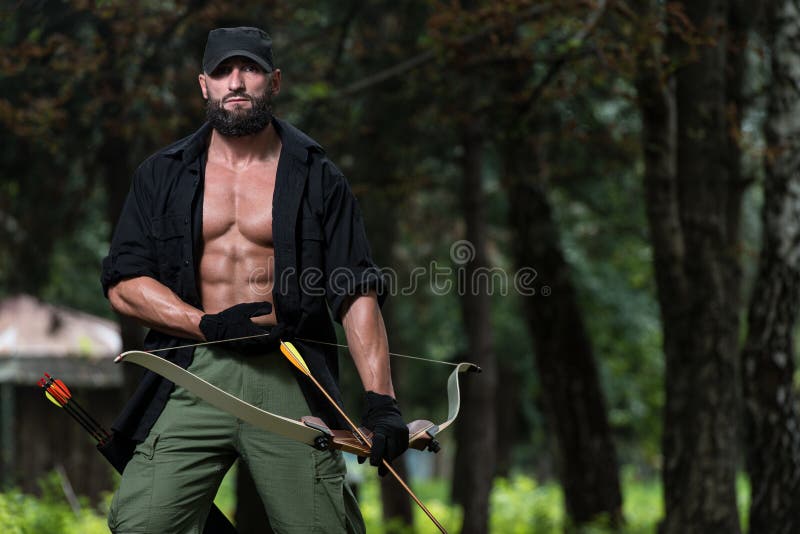 611 Man Bow Arrows Stock Photos - Free & Royalty-Free Stock Photos from ...
