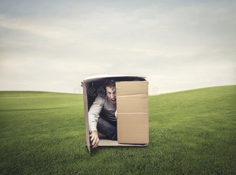 8,003 Man Inside Box Stock Photos - Free & Royalty-Free Stock Photos ...