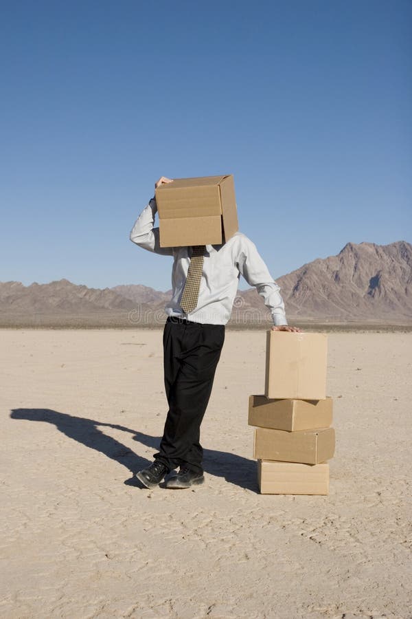 Man with a box stock image. Image of shipping, moving - 3577259