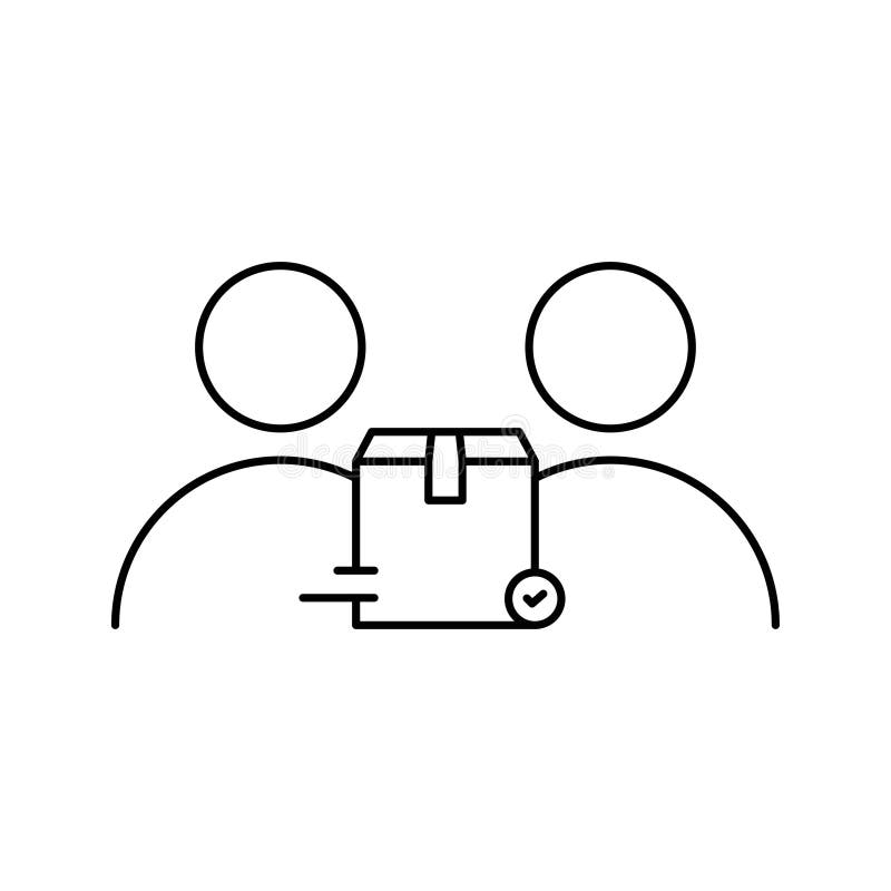 Man, Box, Parcel Box, Parcel, Parcel Delivery Man Icon Stock Vector ...