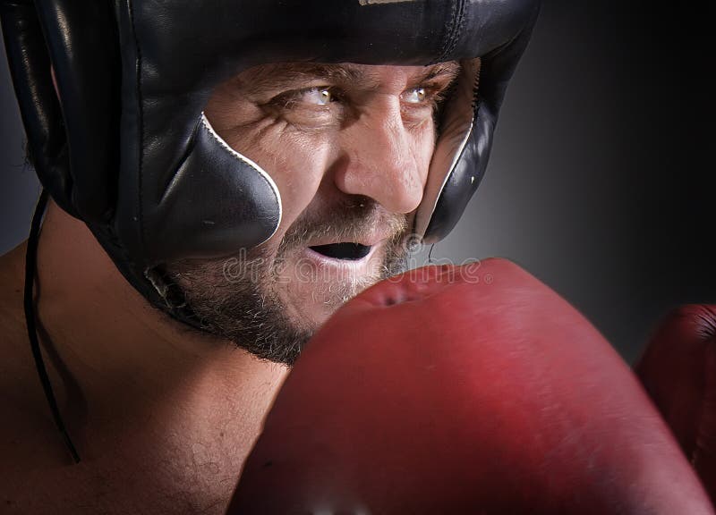 Man with boxing gloves stock image. Image of glove, sport - 28475253