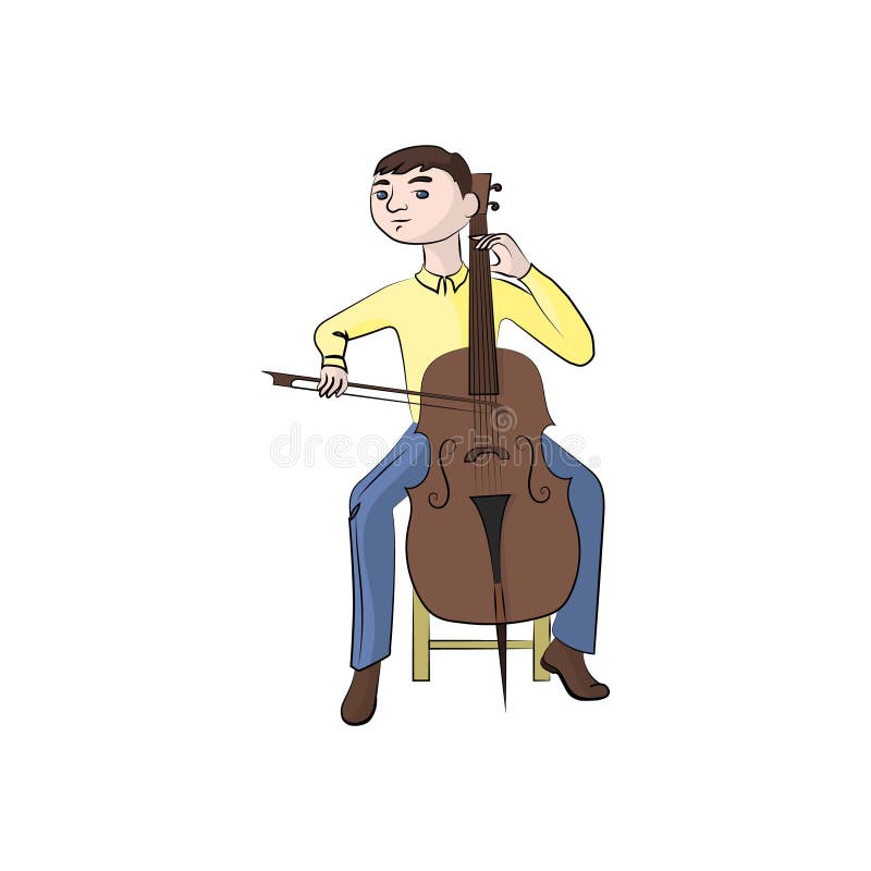 Cello Cartoon Boy Stock Illustrations – 155 Cello Cartoon Boy Stock ...