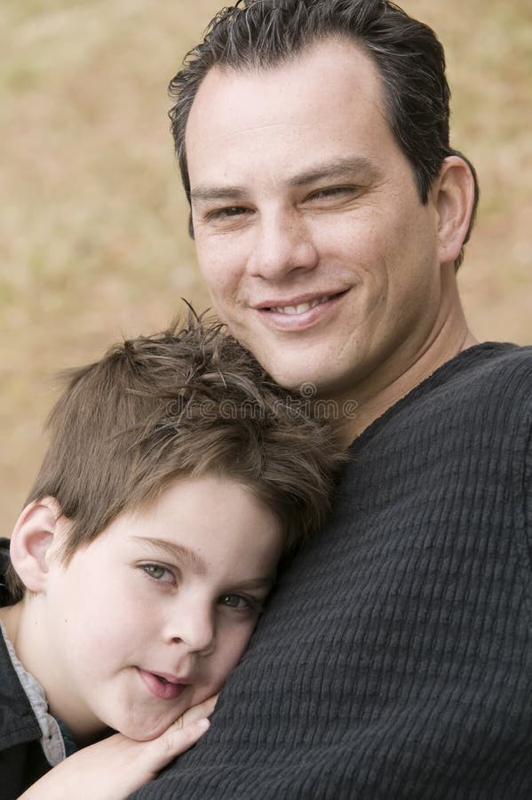 Man and Boy Relax stock image. Image of happy, father - 4793691