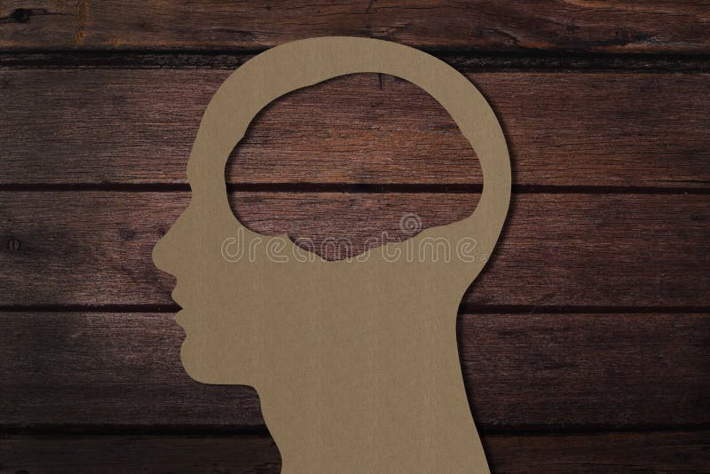 Man without Brain stock photo. Image of people, draw - 70988108